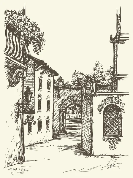 Templom rajz Stock vektorok | DepositPhotos