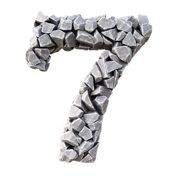 Number made of stones Stock Photo by ©dimdimich 132158946