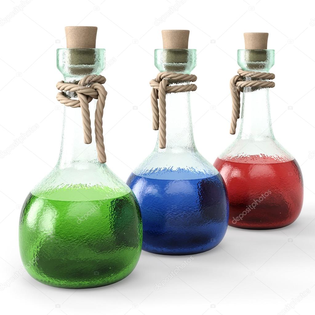 Poison in glass vials — Stock Photo © dimdimich #83582960