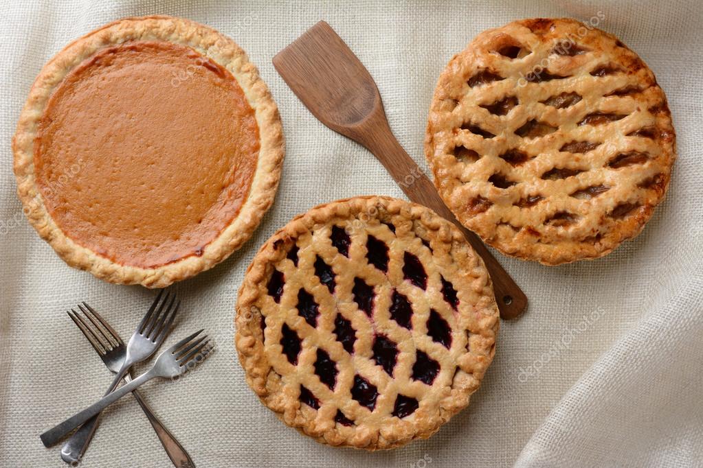 Three Assorted Pies Stock Photo by ©scukrov 61748983