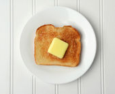 Buttered toasted bread - Free Stock Image