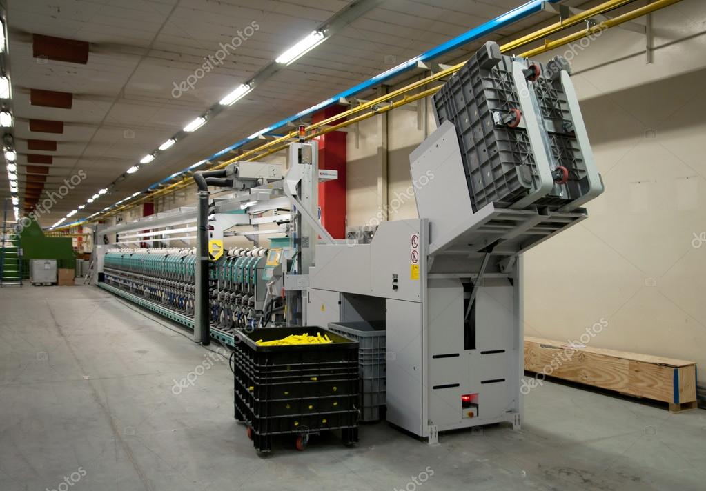 Textile industry - Winding machine – Stock Editorial Photo © moreno ...