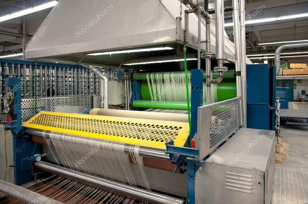 Textile industry - Weaving and warping — Stock Editorial Photo © moreno ...