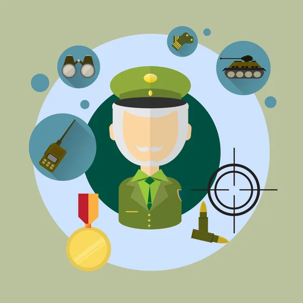 Army commander icon Vector Art Stock Images | Depositphotos