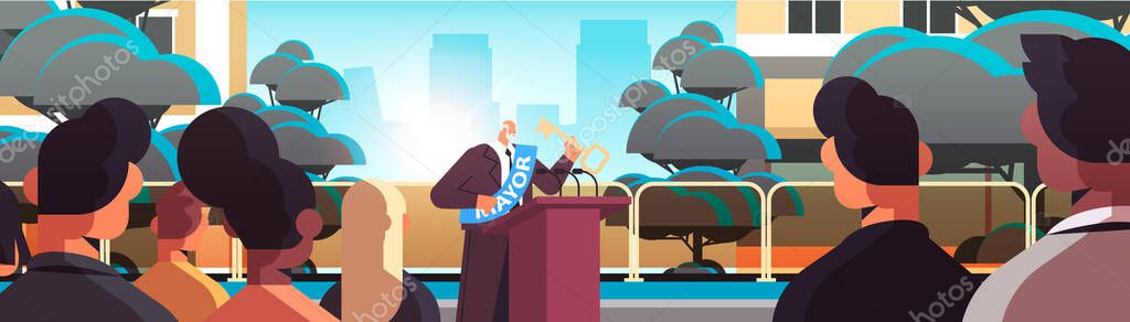 Mayor speech Vector Art Stock Images | Depositphotos