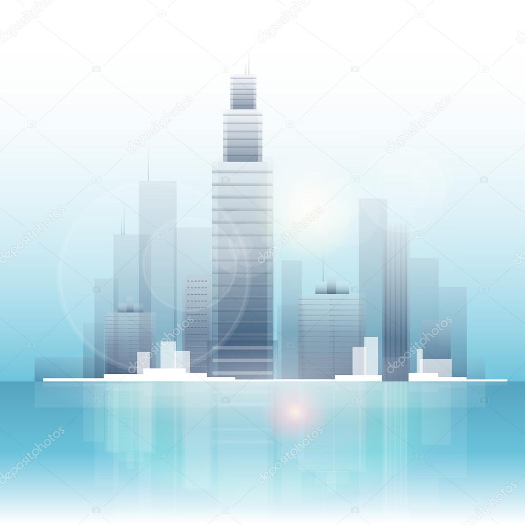 City skyscraper view Stock Vector by ©mast3r 62280127
