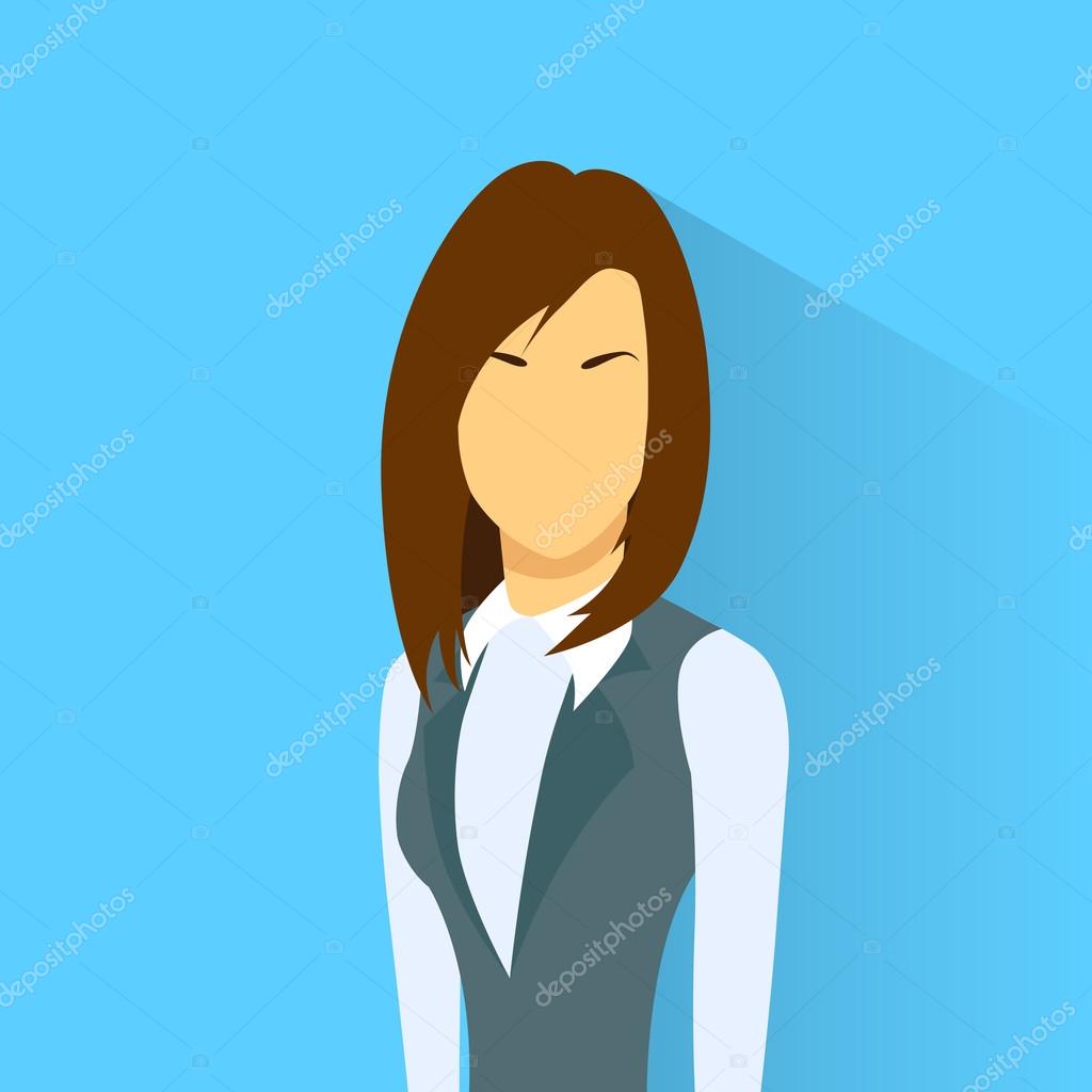 Businesswoman Profile Icon Stock Illustration by ©mast3r #80291282