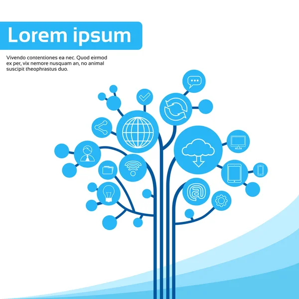 Social network tree ⬇ Vector Image by © mast3r | Vector Stock 83875888