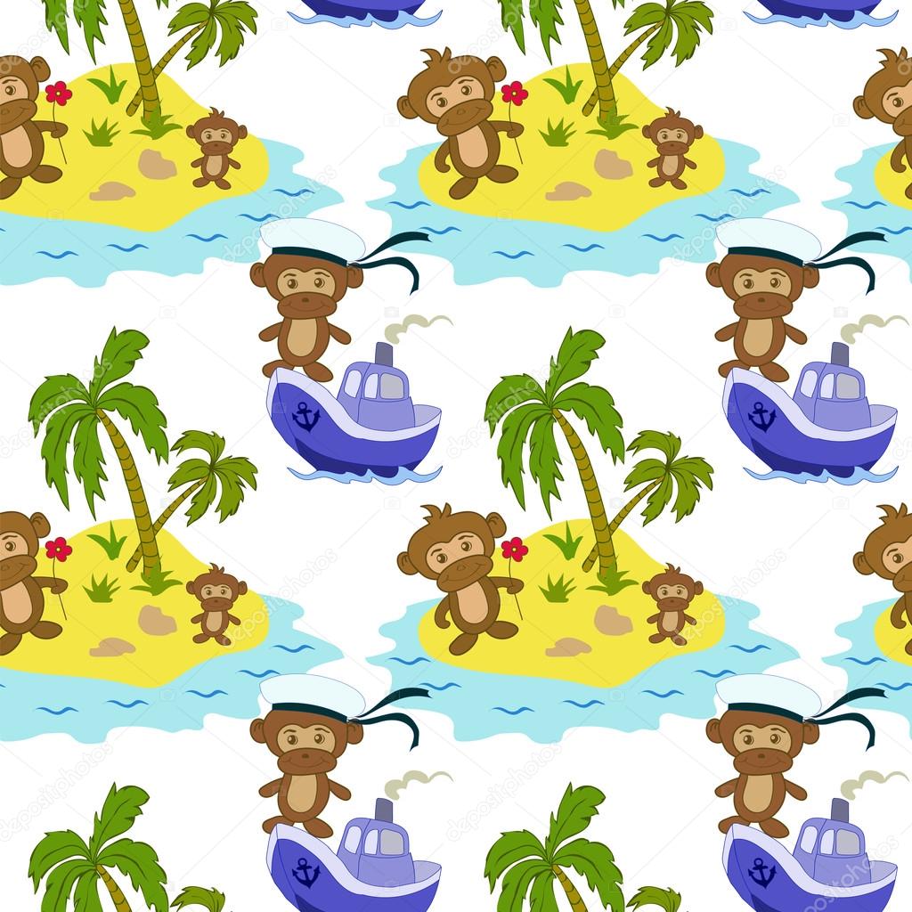 Seamless pattern with islands Stock Vector Image by ©mast3r #83873216