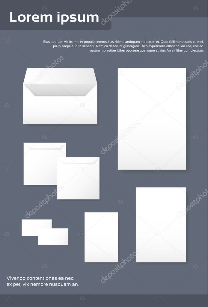 Flyer Blank Envelope Page Stock Vector by ©mast3r 83875660