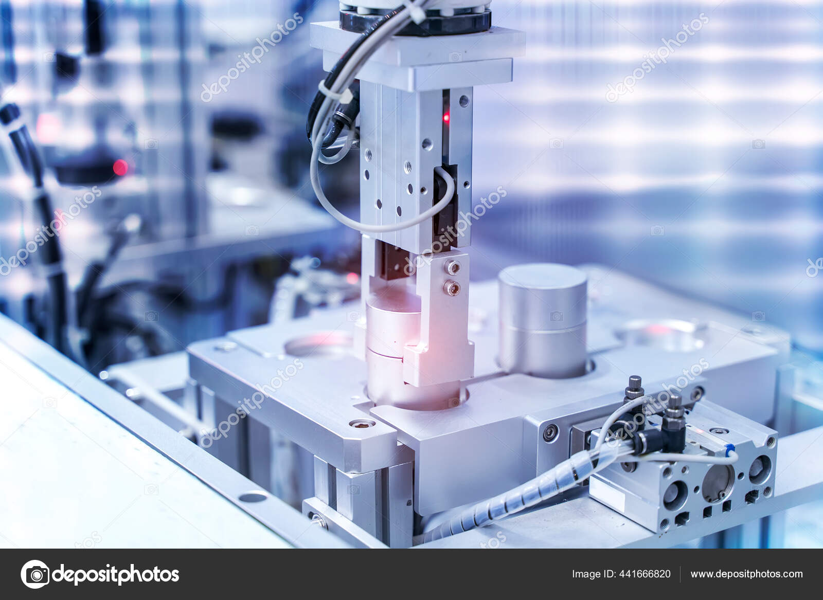 Automatic Machine Tool Industrial Manufacture Factory Smart Factory ...