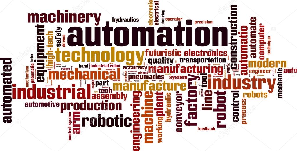 Automation word cloud Stock Vector Image by ©Boris15 #105731116