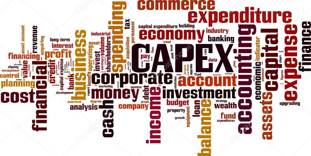 CAPEX word cloud Stock Vector by ©Boris15 106963530