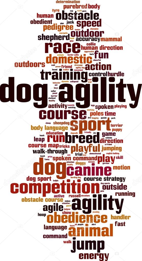 Dog agility word cloud Stock Vector Image by ©Boris15 #109835018