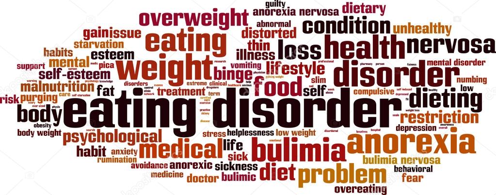 Eating disorder word cloud Stock Vector Image by ©Boris15 #117588800