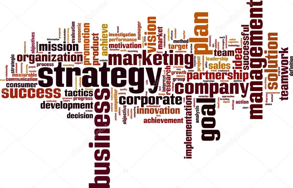 Strategy word cloud Stock Vector Image by ©Boris15 #58183189