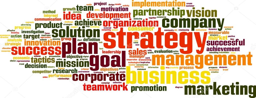 Strategy word cloud Stock Vector Image by ©Boris15 #58183253