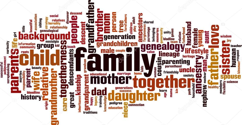 Family word cloud Stock Vector by ©Boris15 59179529