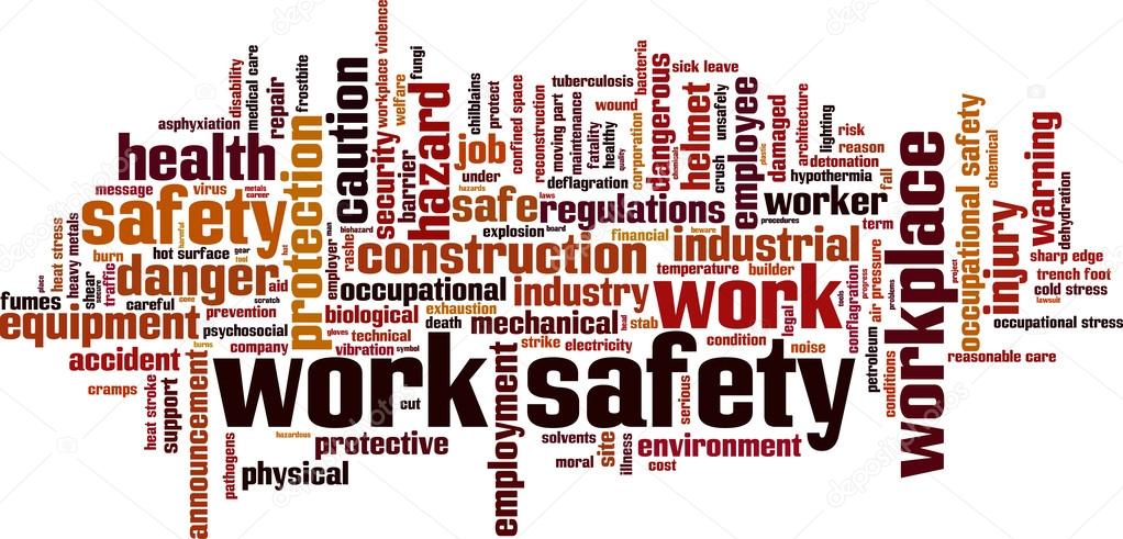 Work safety word cloud Stock Vector Image by ©Boris15 #61592613