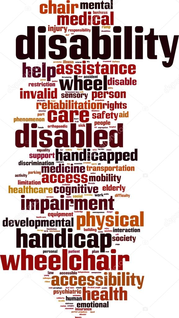 Disability word cloud Stock Vector Image by ©Boris15 #62376317