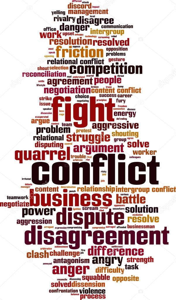 Conflict word cloud Stock Vector Image by ©Boris15 #63999391