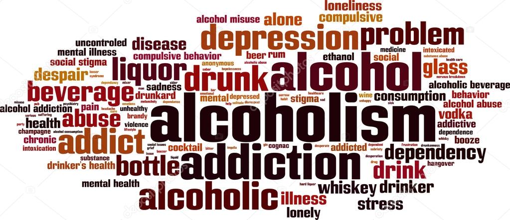 Alcoholism word cloud Stock Vector Image by ©Boris15 #65812725