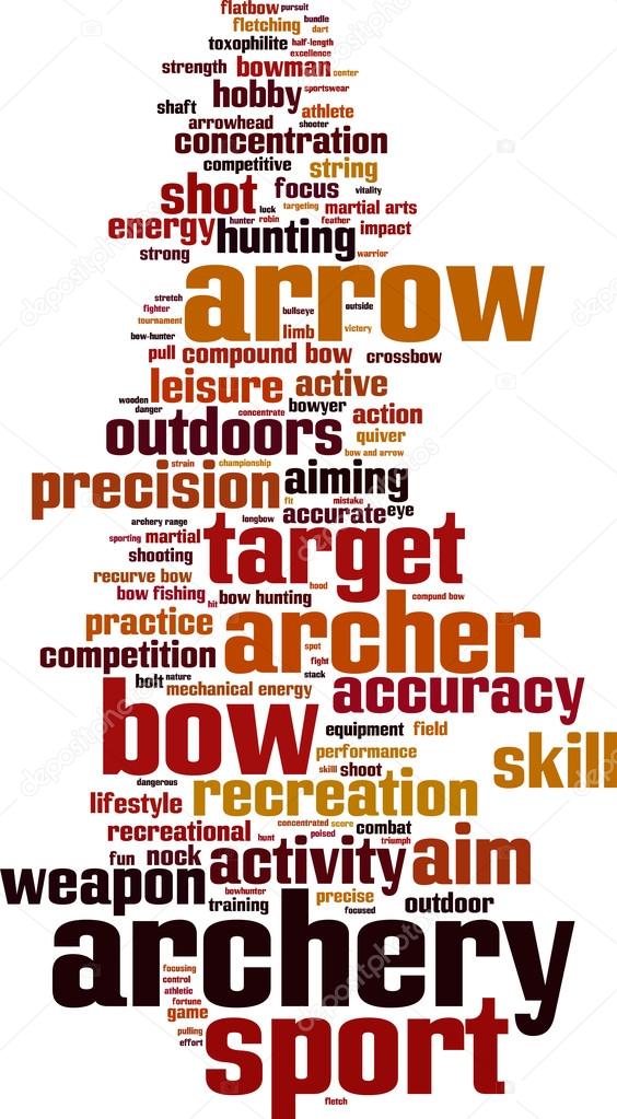 Archery word cloud Stock Vector by ©Boris15 66764593