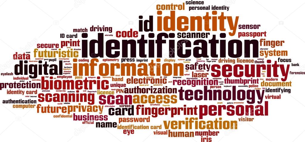 Identification word cloud Stock Vector by ©Boris15 71340549