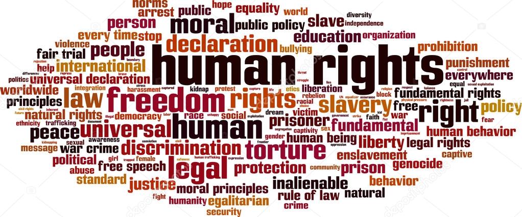 Human rights word cloud Stock Vector by ©Boris15 77572084