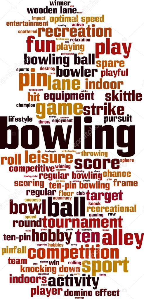 Bowling word cloud Stock Vector Image by ©Boris15 #77653046