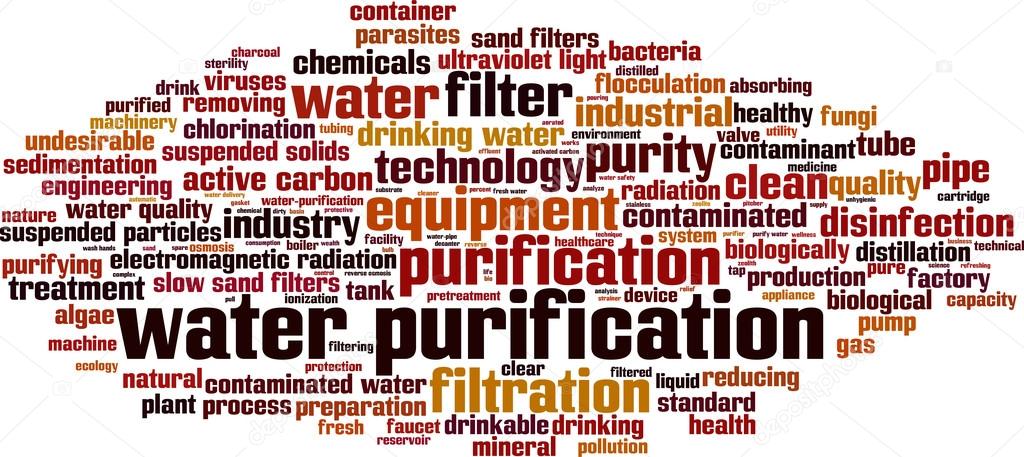 Water purification word cloud Stock Vector Image by ©Boris15 #82070900