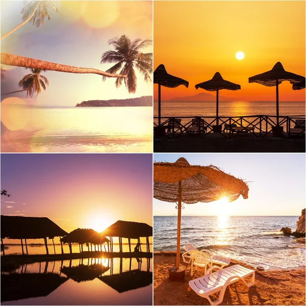 Beach collage Stock Photo by ©kamchatka 59359447