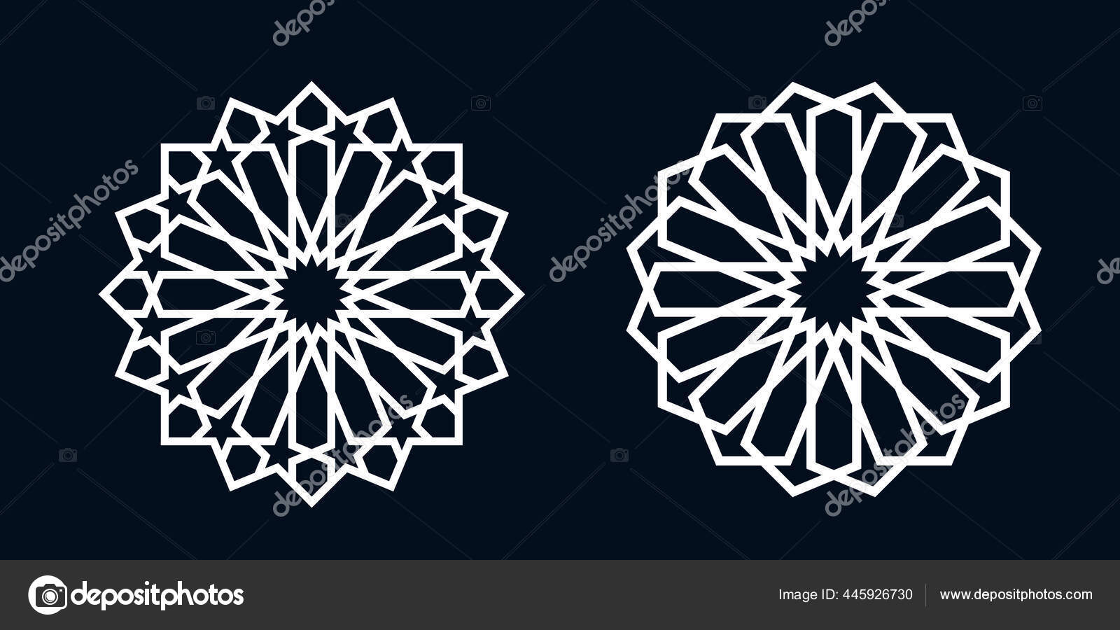 Islamic pattern for laser cutting Stock Vector Image by ©Nataly-Nete ...