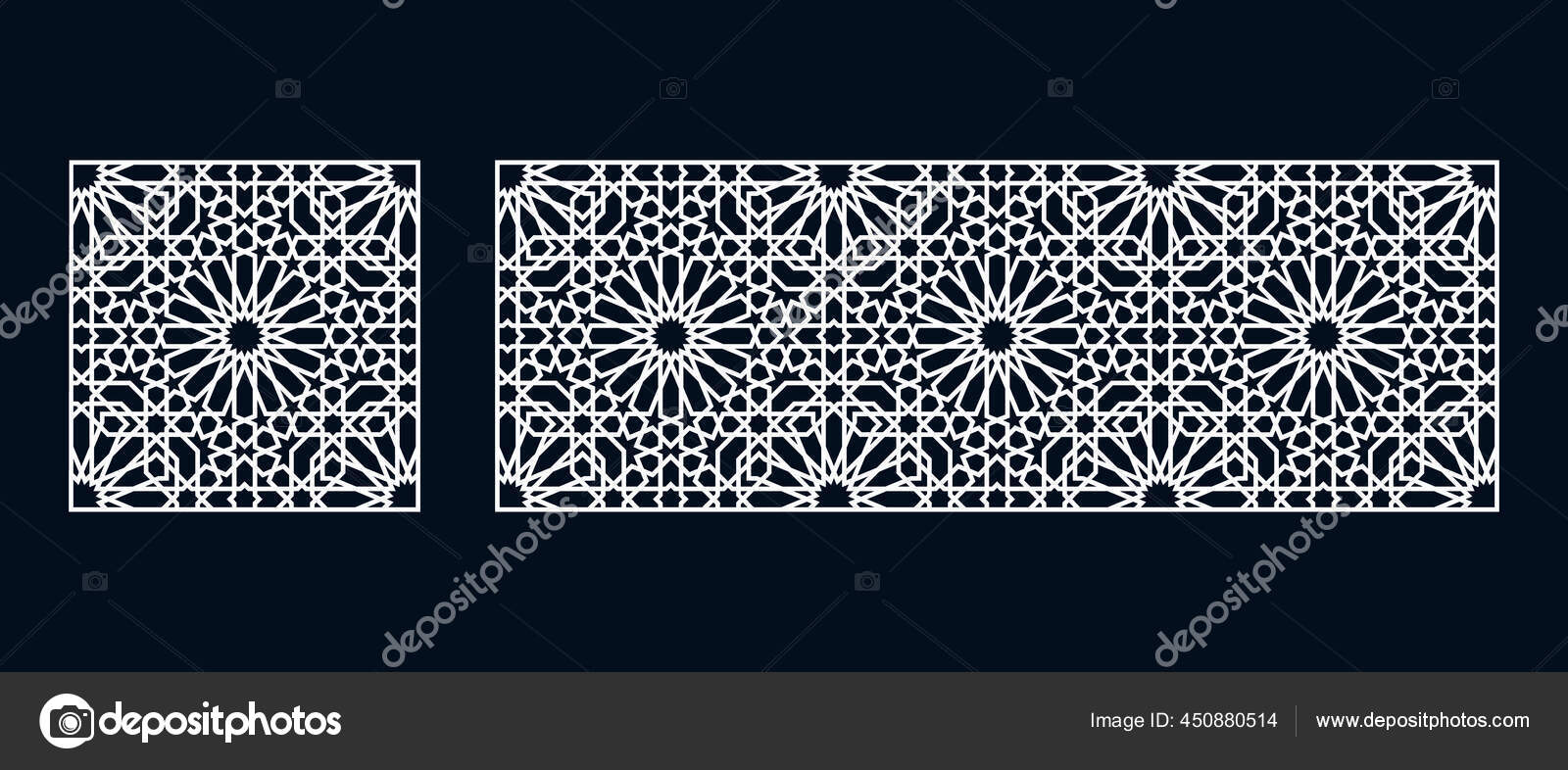 Islamic pattern for laser cutting Stock Vector Image by ©Nataly-Nete ...