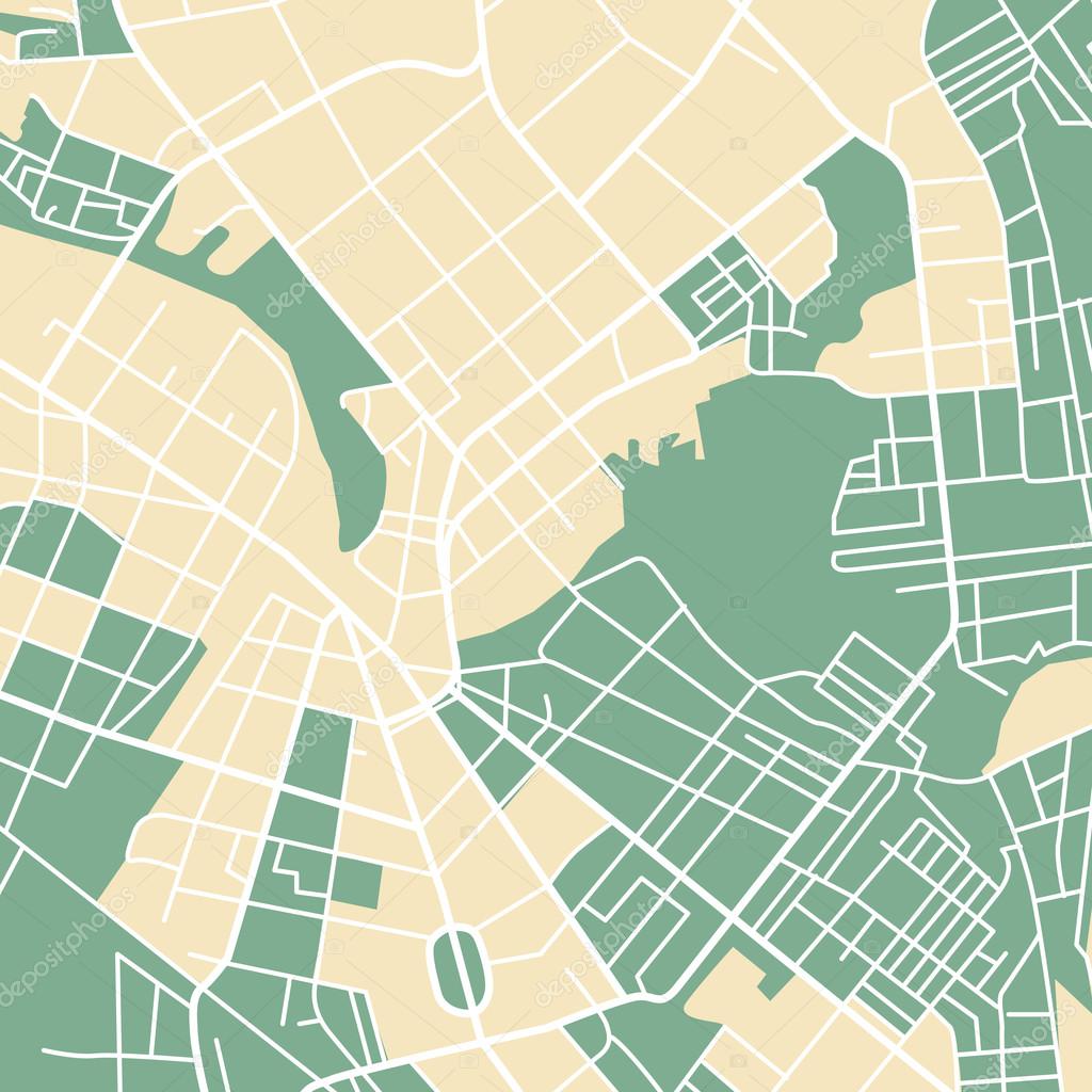 Mapa da cidade Vetor de stock de ©Nataly-Nete 72269535