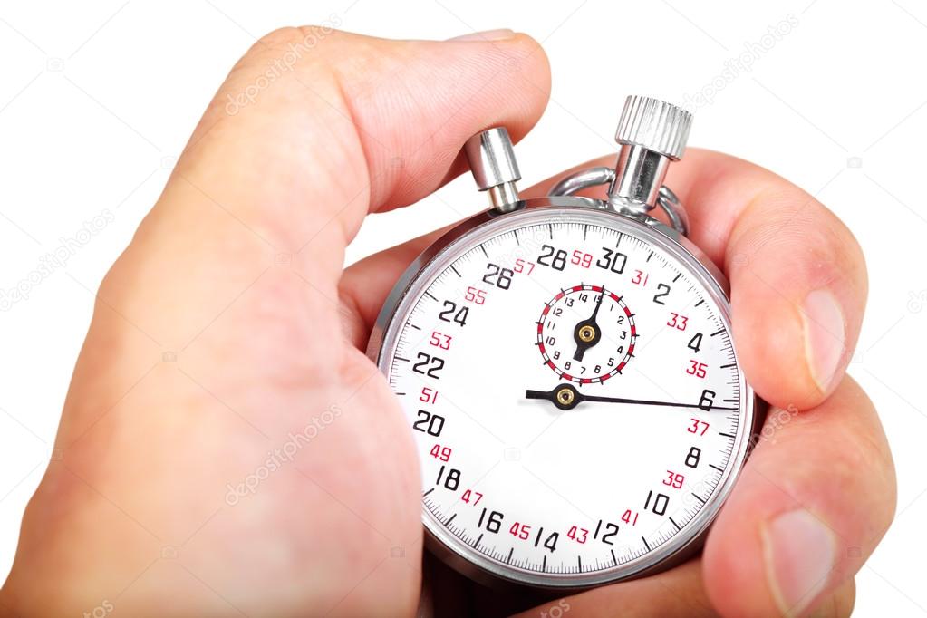 Hand and stopwatch Stock Photo by ©petrkurgan 62018603
