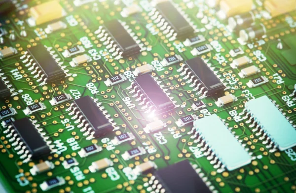 Printed computer circuit board - Stock Image - Everypixel