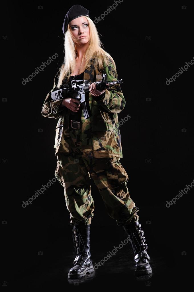 Military Girl Wallpaper