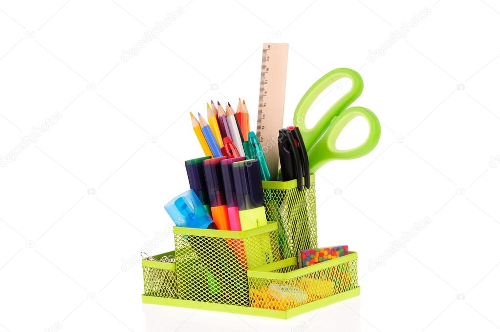 Set of office tools Stock Photo by ©art_man 74964635