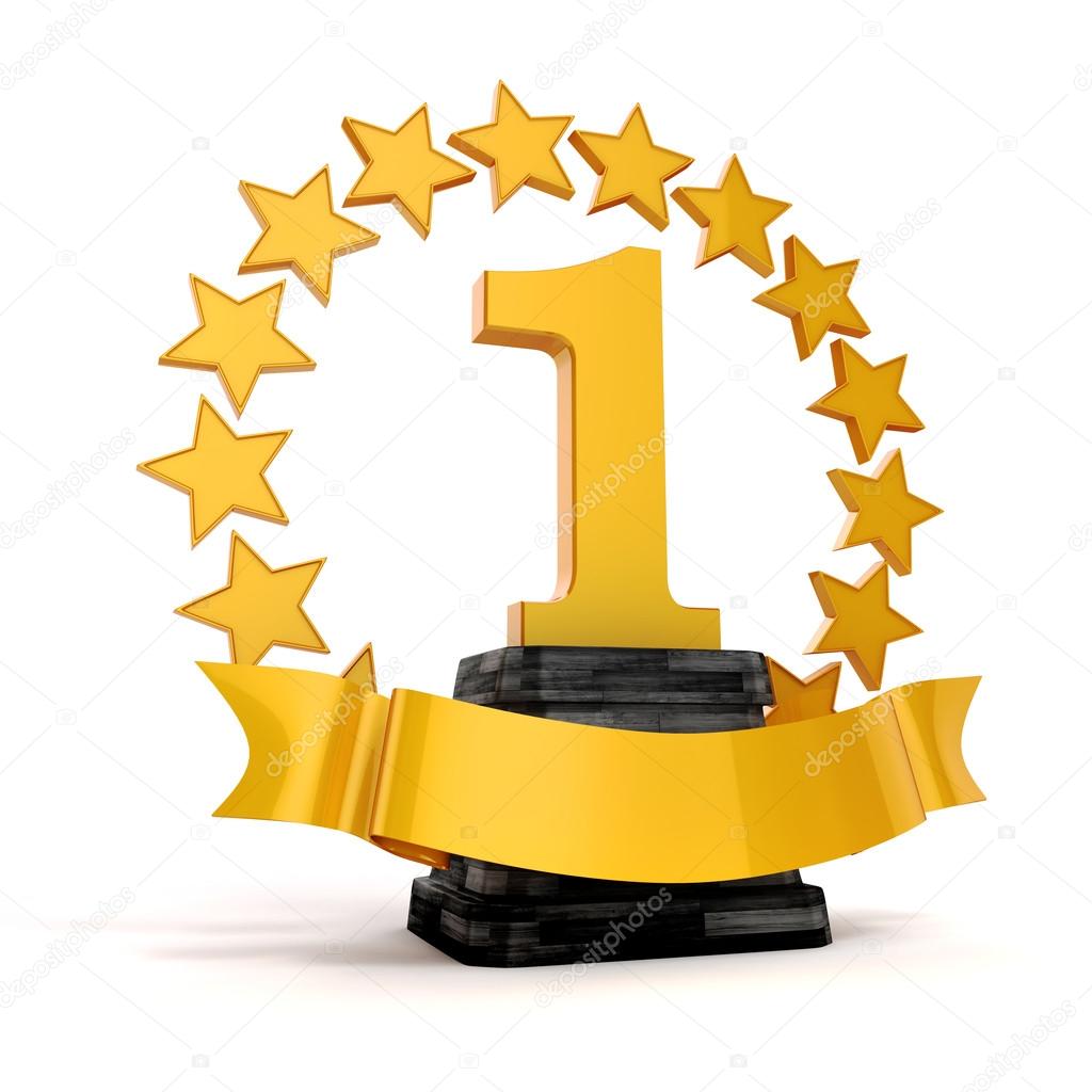 Imágenes Prediseñadas De Trofeo De 1er Lugar