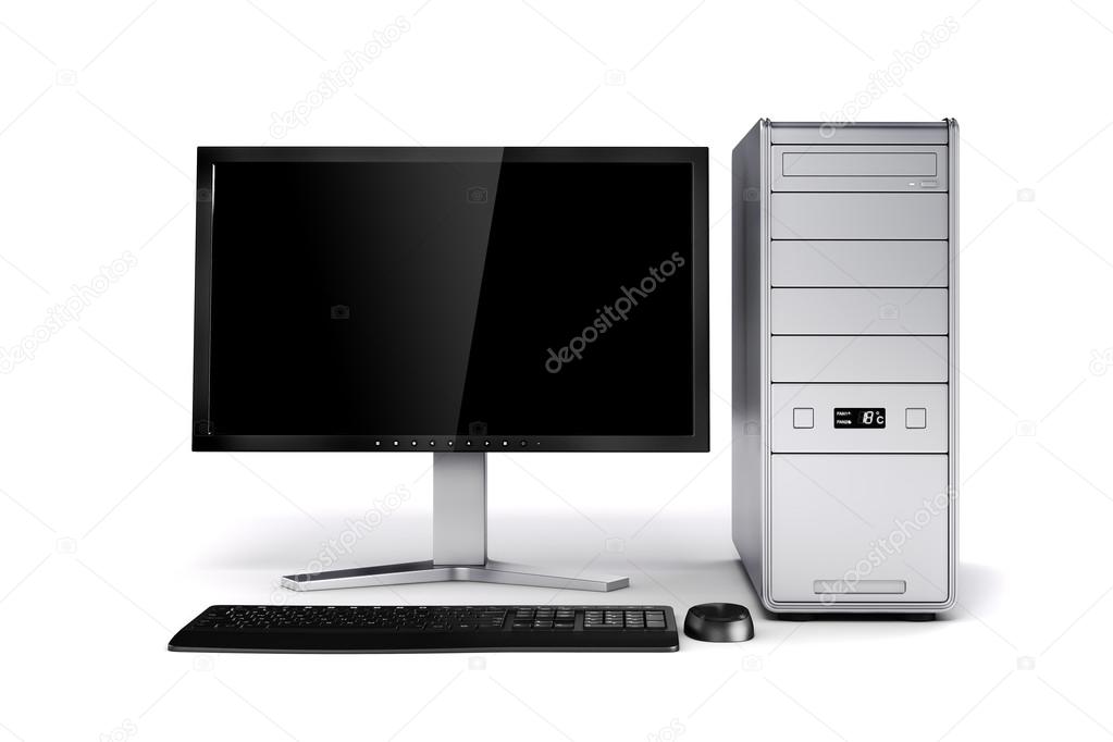 3d computer desktop — Stock Photo © digitalgenetics #85875622