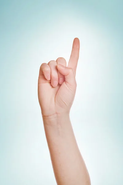 Middle finger — Stock Photo © stevanovicigor #2786656