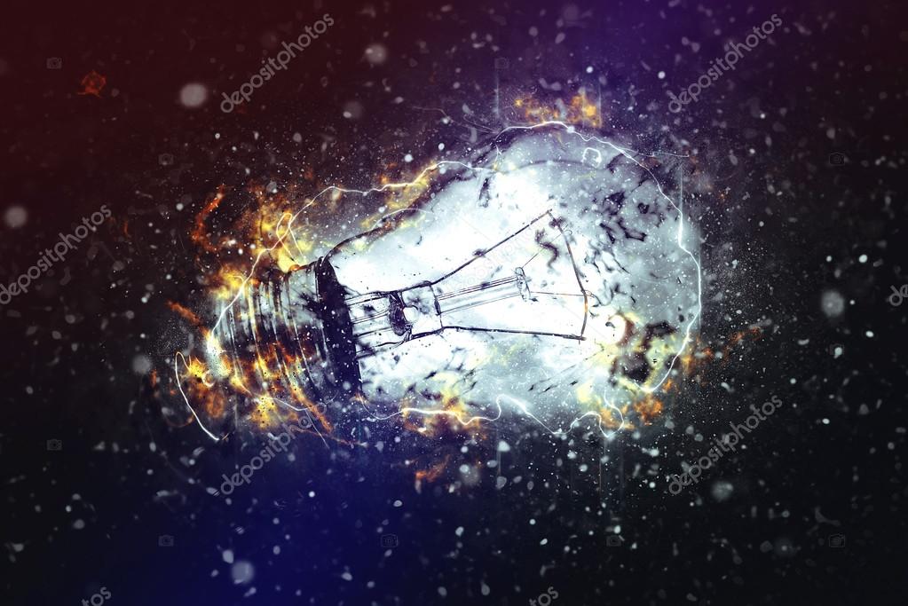EXploding Light bulb — Stock Photo © stevanovicigor #65141021