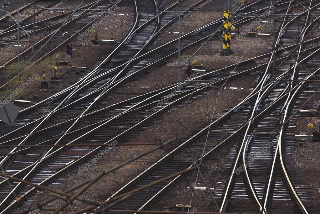 Railroad Tracks Top View