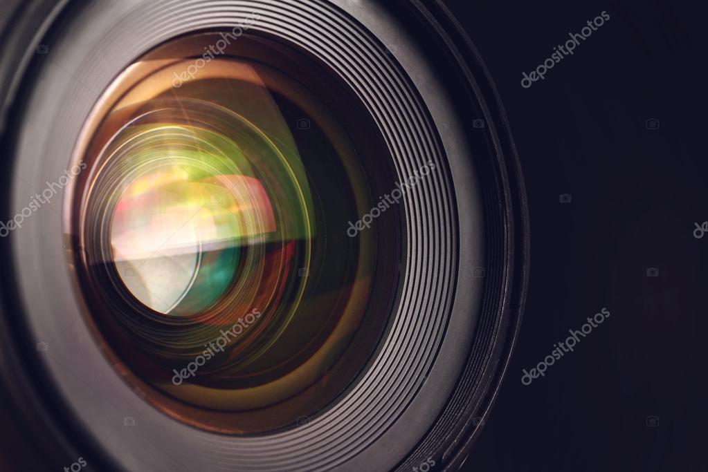 Camera lens close up — Stock Photo © stevanovicigor #93680782