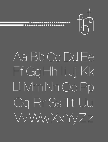 Skinny letters Vector Images | Depositphotos