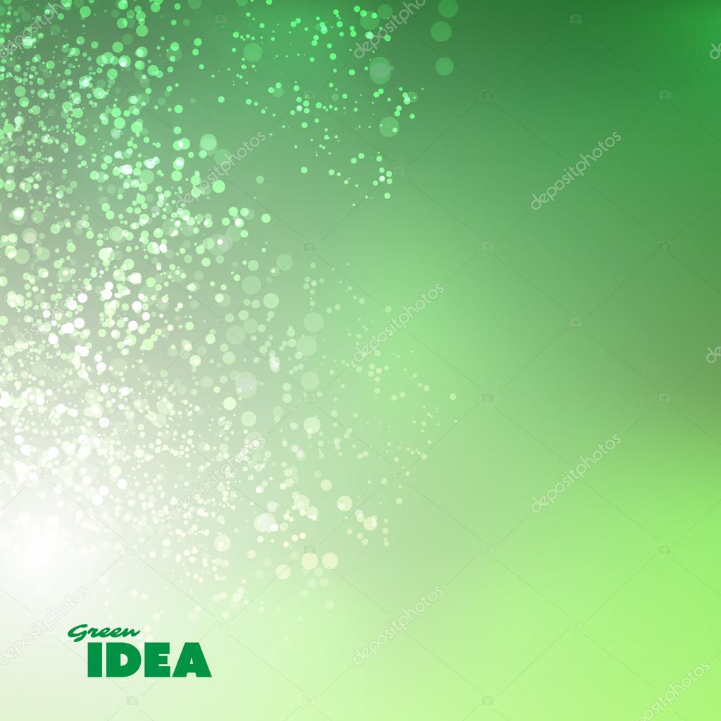 Green Idea - Eco, Bio, Nature Background Design Template Stock Vector ...