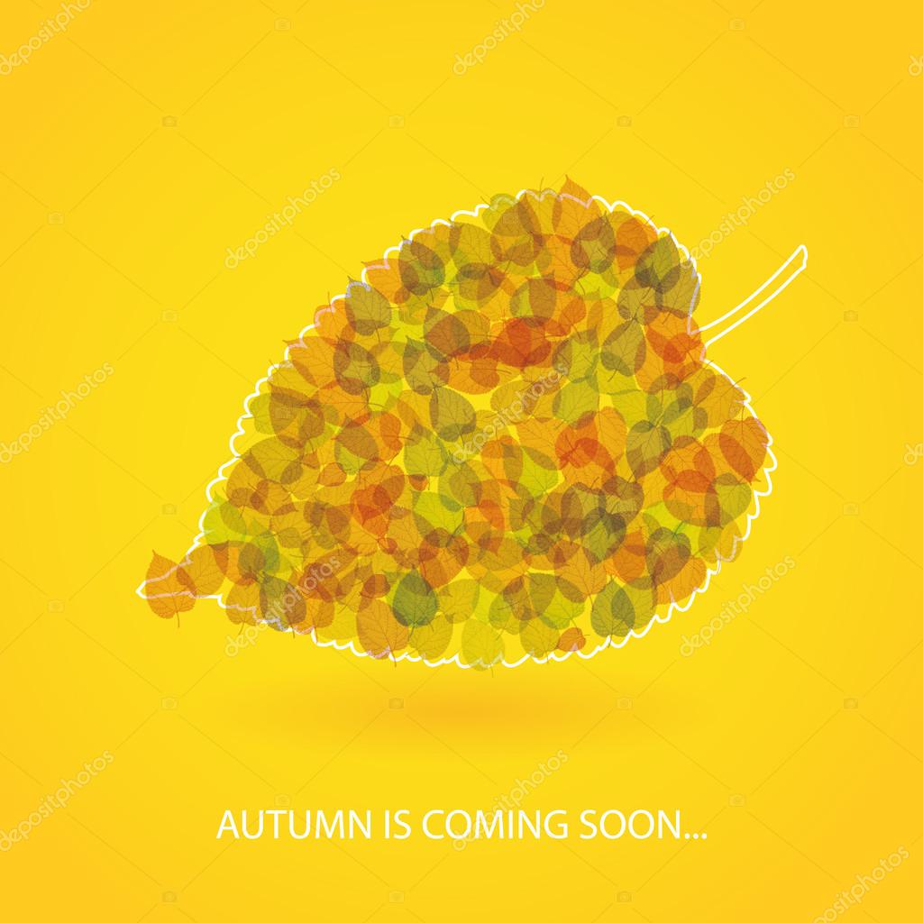 Autumn is Coming - Colorful Background Stock Vector Image by ©bagotaj ...