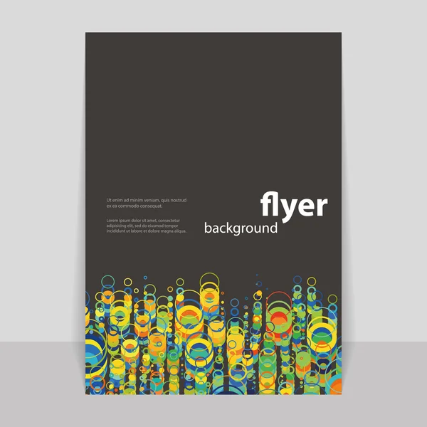 Hand Drawn Floral Pattern - Flyer or Cover Design Template — Stock ...