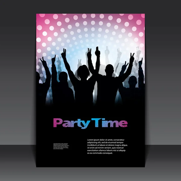 Flyer or Cover Design - Party Time Stock Vector Image by ©bagotaj #64539879